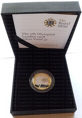 2008 £2 Silver Proof ' The 4th Olympiad - London 1908 'Two Pound Coin ...