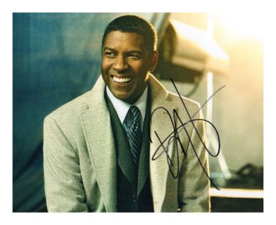 DENZEL WASHINGTON AUTOGRAPHED SIGNED A4 PP POSTER PHOTO PRINT | eBay UK