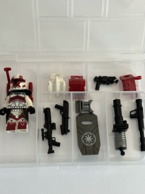 Republic Bricks UV Lego Figure Captain Keeli with Red Markings + 14 ...