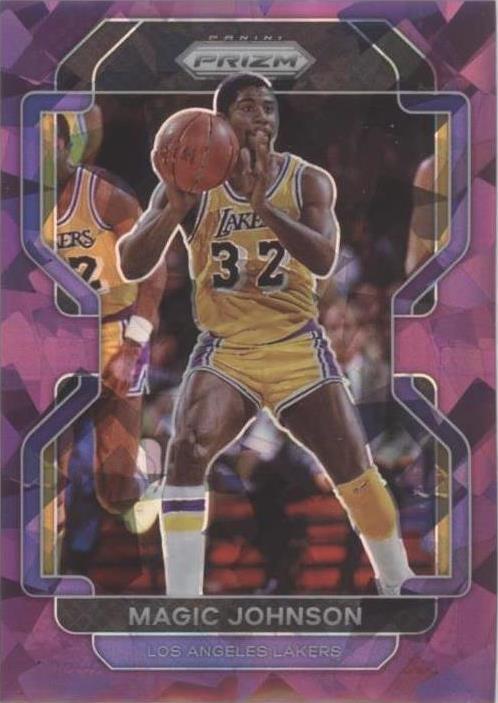 2021-22 Panini Prizm - Magic Johnson #248 Purple Ice Prizm /149 for ...