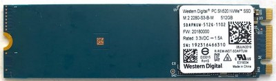 Western Digital 512GB PC SN520 NVMe PCIe SSD M.2 2280-S3-B-M SDAPNUW ...