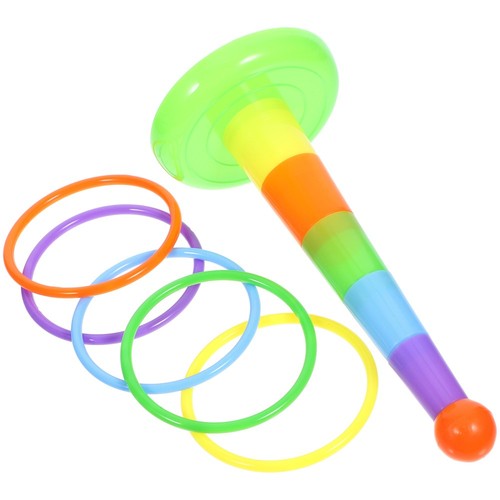 Parrot Rings Toss Toy Pet Bird Sports Game Rings Toy Gym Toy (Random ...