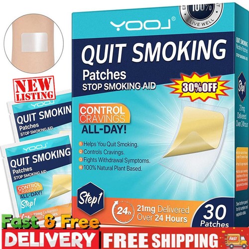 30PCS Men Women Quit Smoking Patch Stop Smoking Stickers 24 Hours Anti ...