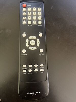 Olevia RC-LTL Remote Control 219H 226T 226V 227-S11 227-S12 227V 232S ...