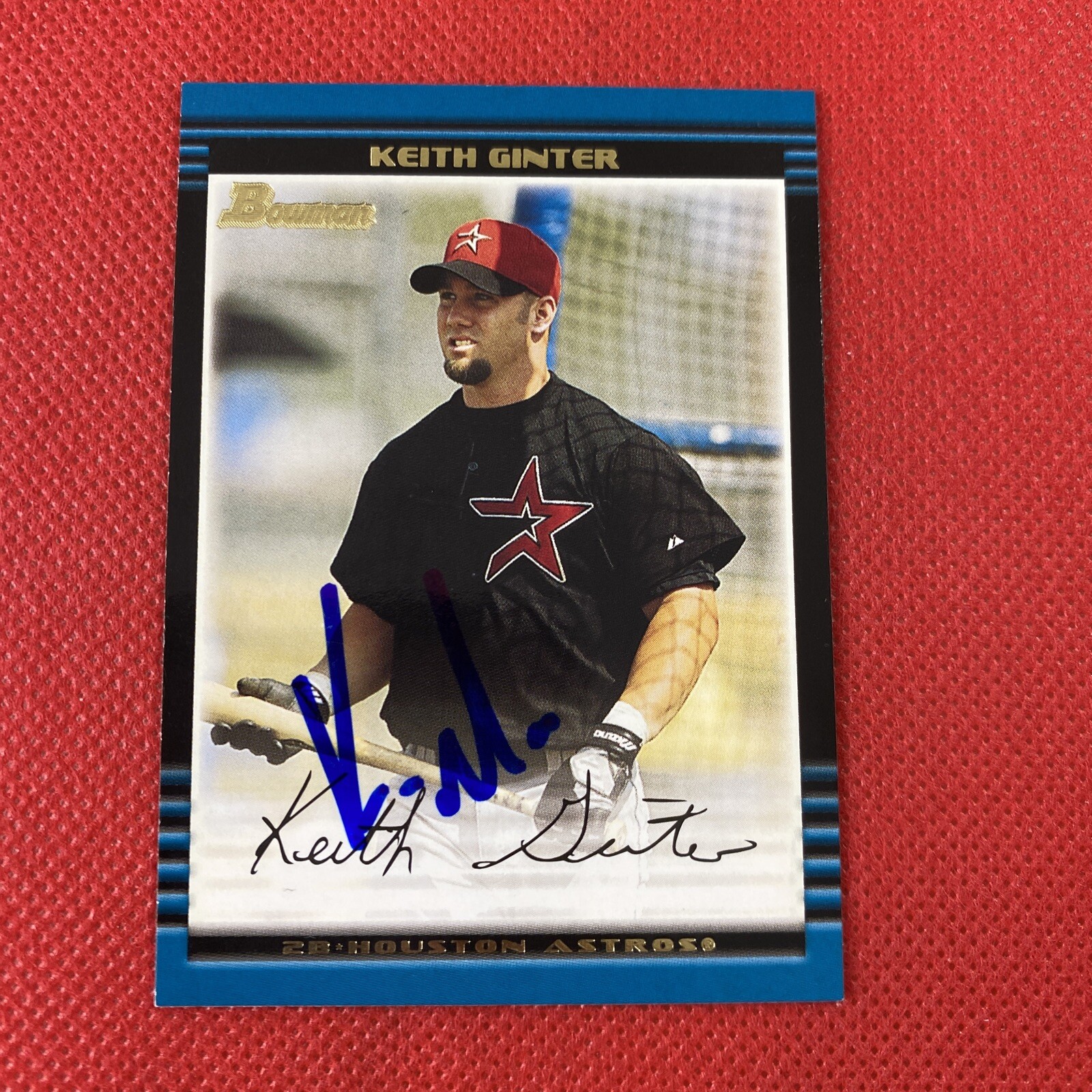Keith Ginter 2002 Bowman #385 Houston Astros Auto Signed Autograph | eBay