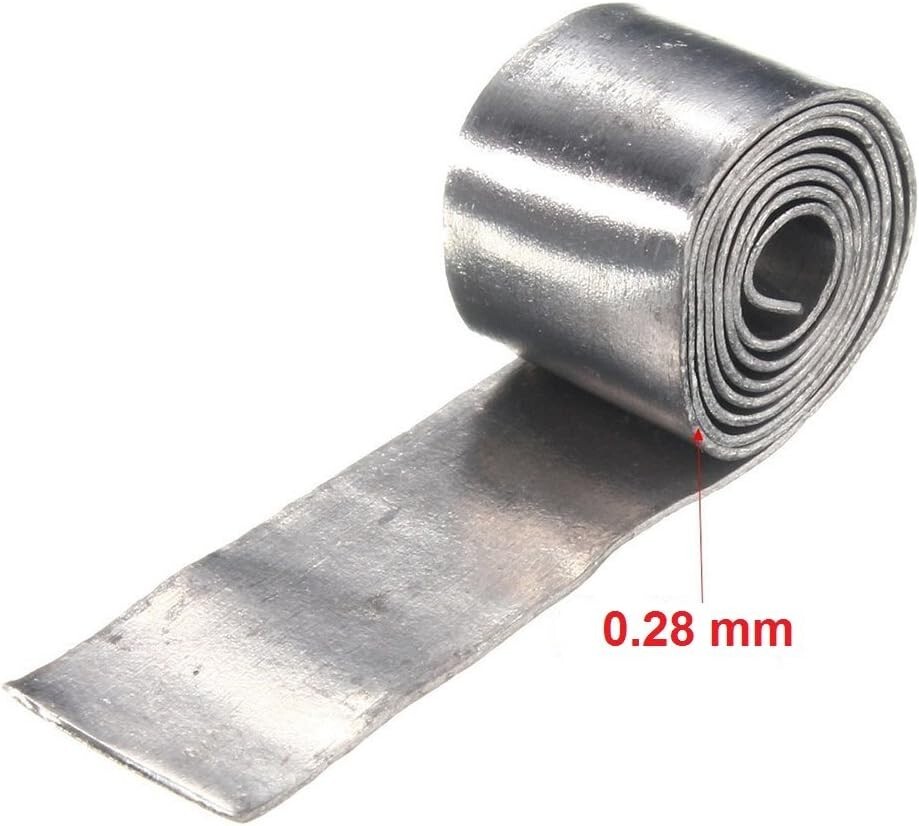 50Pcs Soft Sheet Lead Roll Lead Ingots Fishing Sinkers Clip Tackle ...
