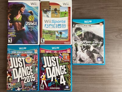 Nintendo Wii & Wii U Games Assortment (5 Discs) | eBay