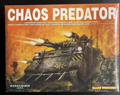 Warhammer 40K Chaos Space Marine Predator Tank (2002) Sealed OOP ...