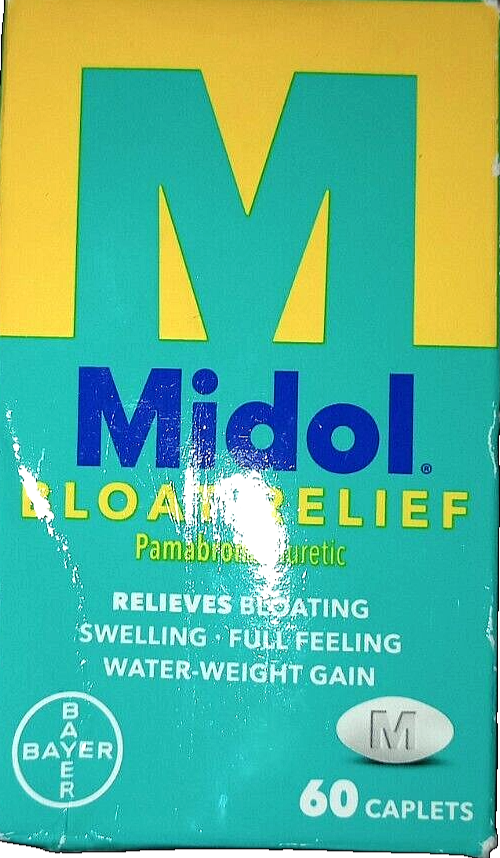 Midol Bloat Relief Caplets 60ct 60 Count (Pack of 1) for sale online | eBay