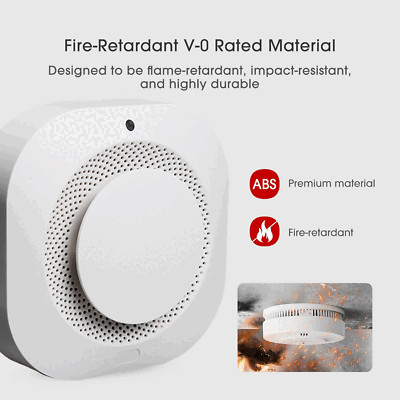UK Smoke Alarm with 10 Year Sealed For Life Battery Smoke Detector ...