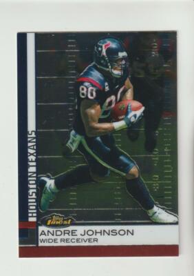 2009 Topps Finest #53 Andre Johnson card, Houston Texans | eBay