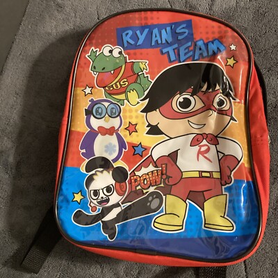 Ryan's World Mini Backpack Toddler Pre-School Bag Excellent condition ...