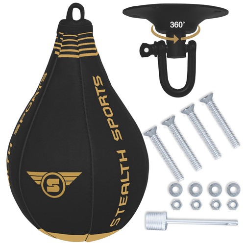 Boxing Speed Ball Complete Set with Swivel – MMA Punching Speed Bag ...