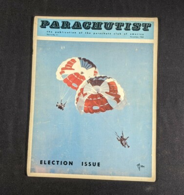 VTG November 1964 Issue Parachutist Magazine Skydiving Skydiver ...