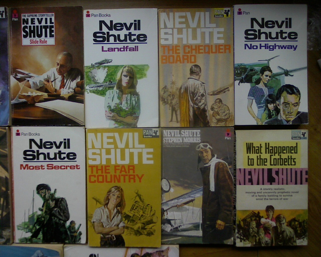NEVIL SHUTE - 14 OF HIS BESTSELLERS- IN VINTAGE P/B EDITIONS Landfall ...