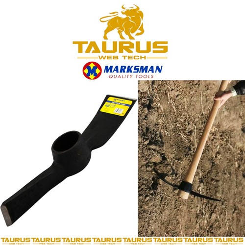 5LB MARKSMAN Replacement MATTOCK HEAD Heavy Duty PICK AXE Garden Farm ...