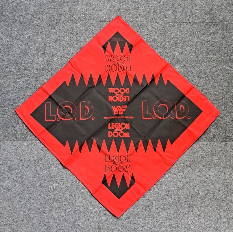 Animal Hawk LOD Legion Of Doom WWF Original Bandana Wrestling WCW 1992 ...