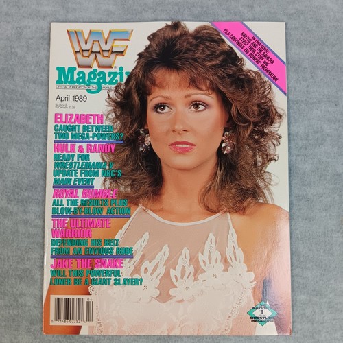 WWF Magazine April 1989 Elizabeth Hulk Royal Rumble Very Good Condition ...