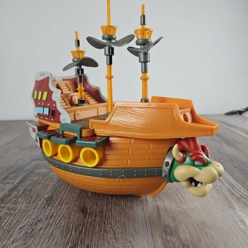 Super Mario Deluxe Bowser's Airship Playset Kids Toy Children's Ship ...