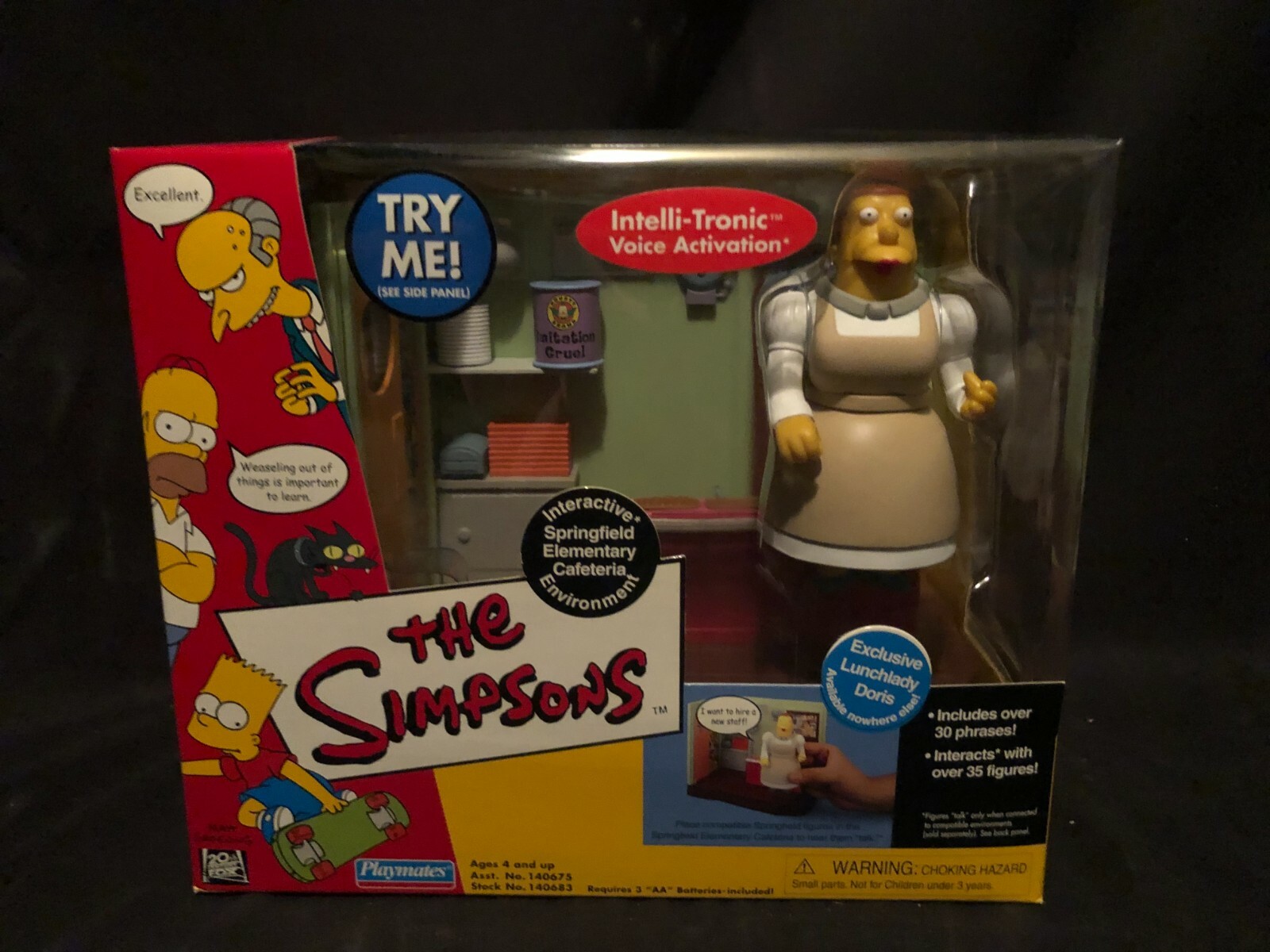 The Simpsons LUNCH LADY DORIS World of Springfield Environment NEW IN ...