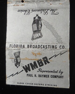 1930s Radio WMBR by Paul H. Raymer Company Florida Broadcasting ...