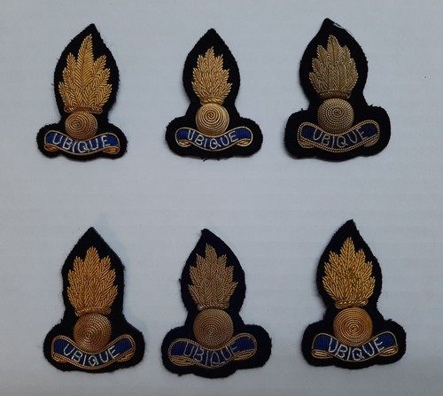 Royal Engineers UBIQUE Badges Hand Embroidered British Army Insignia X6 ...