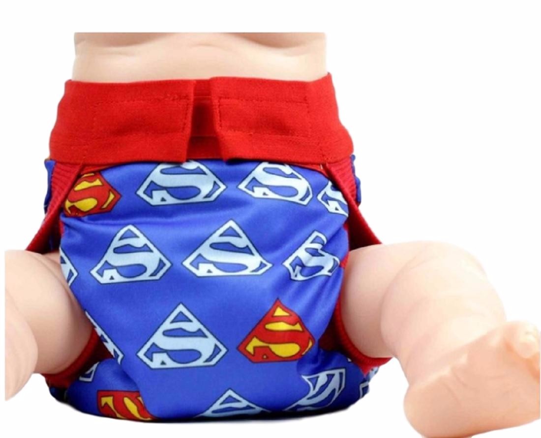 Superman Logo Adjustable Polyester Unisex Children's Reusable Diaper | eBay