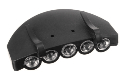 Bright 5 LED Under the Brim Cap/ Hat Light HEAD LIGHT with Batteries | eBay
