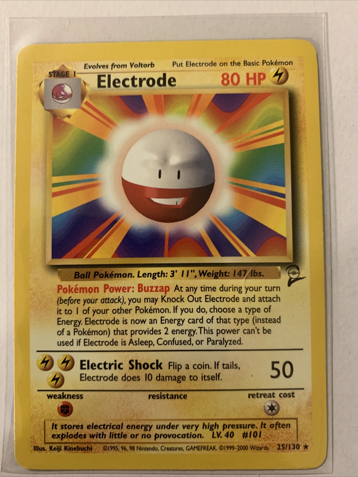 Pokemon WOTC Electrode 21/102 Base Set 2 Non-Holo Rare LP/NM | eBay