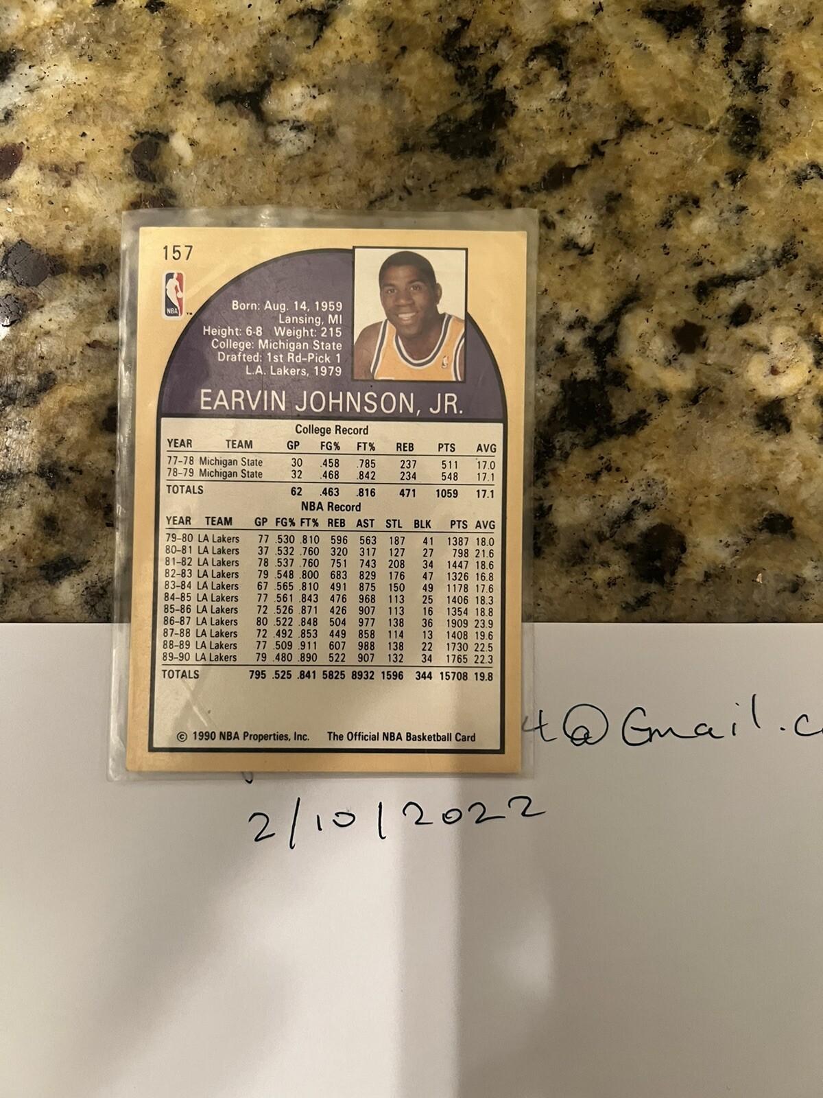 Magic Johnson 1990 MVP NBA Hoops Card 157 Ultra Rare Sta | eBay