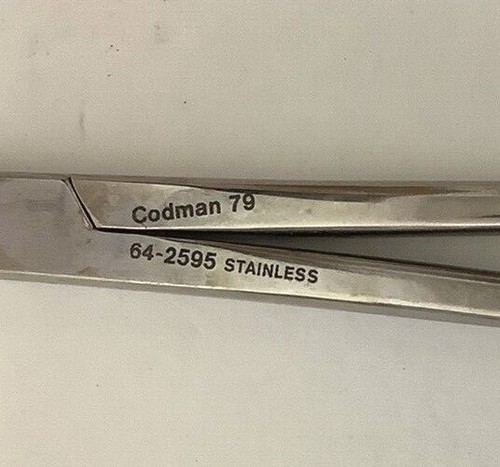 Codman 79 #64-2595 Stainless Surgical Instruments Heaney Needle Holder ...