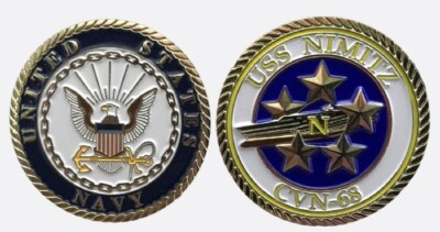 USS Nimitz CVN-68 Challenge Coin (Enlisted Version) | eBay
