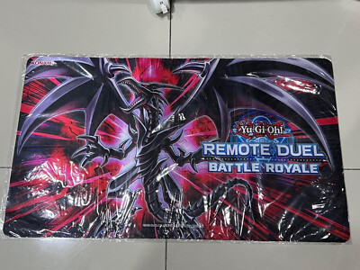 Yugioh Official Playmat Red-Eyes Black Dragon Battle Royale Remote Duel ...
