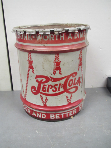 1940s Pepsi Cola Barrel Drum 5 Gallon Metal Can Syrup Container | eBay