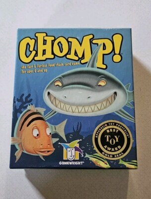Chomp Card Game by Gamewright Oppenheim Toy Portfolio Best Toy Award ...