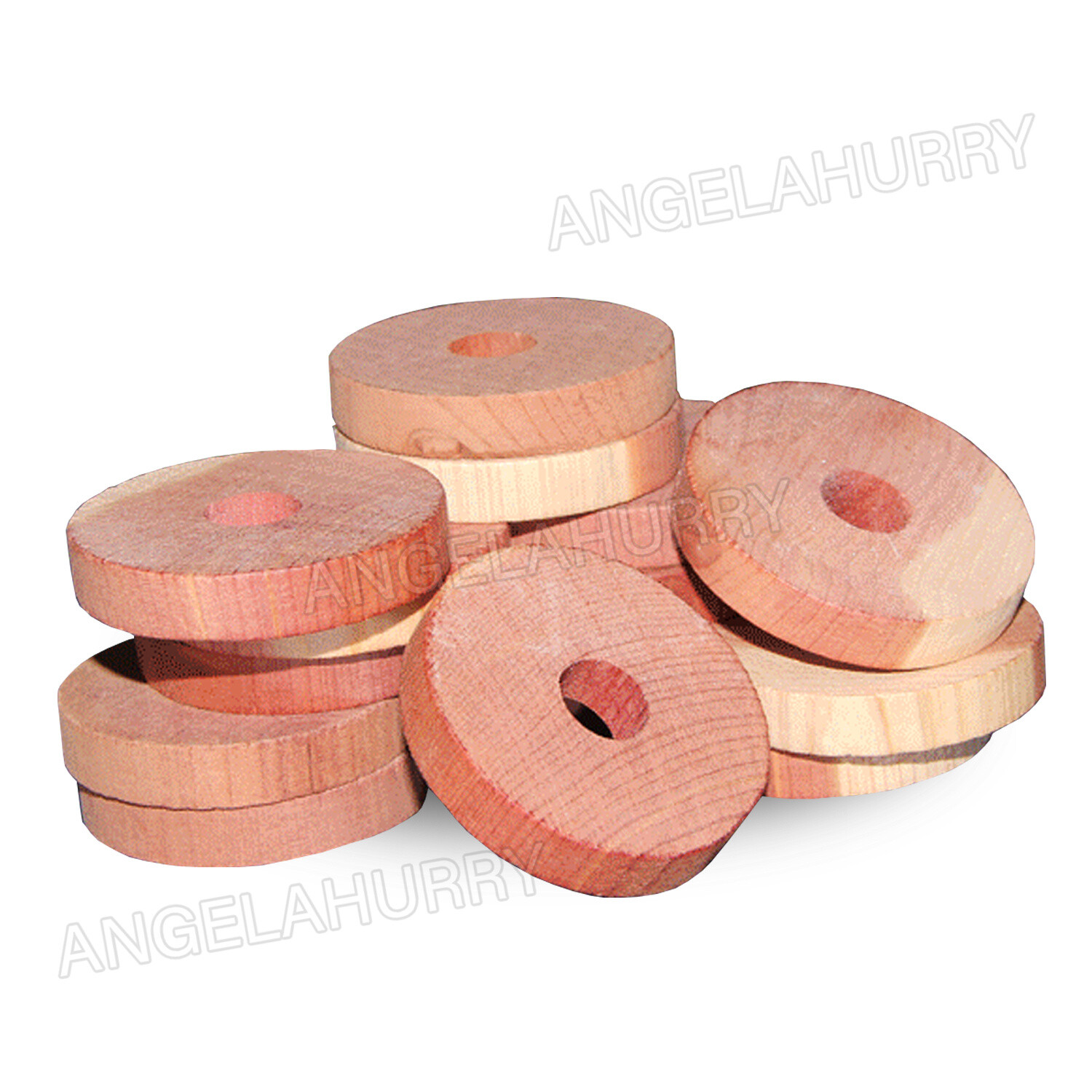 12pc Moth Cedar Wood Rings Repellent Killer Hanger Anti Mildew Drawers ...