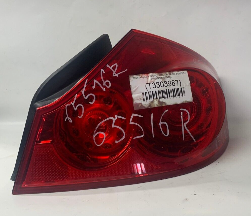 07-15 INFINITI G25 G35 G37 Q40 SEDAN RIGHT PASSENGER QUARTER PANEL TAIL ...