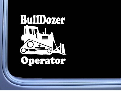 Bulldozer sticker Operator OS 204 vinyl 6" Decal dozer | eBay