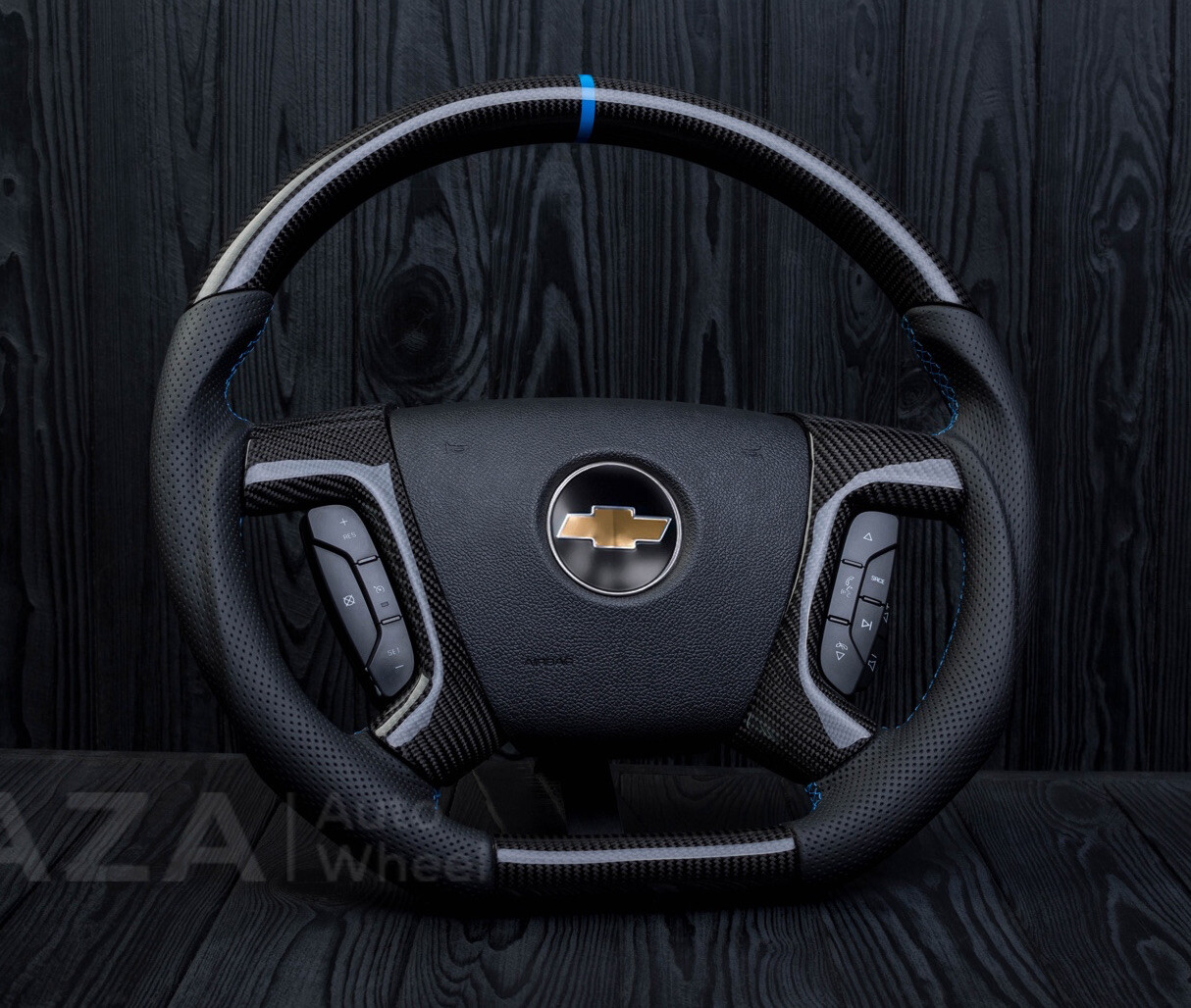 Custom Steering Wheel GMC Sierra Tahoe Silverado Suburban Escalade 2007 ...