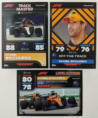 Daniel Ricciardo 2022 Topps Turbo Attax F1 Formula 1 Card 45 175 192 ...