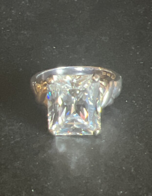 HSN Sterling Silver CZ Ring Size 7 (EB366) | eBay