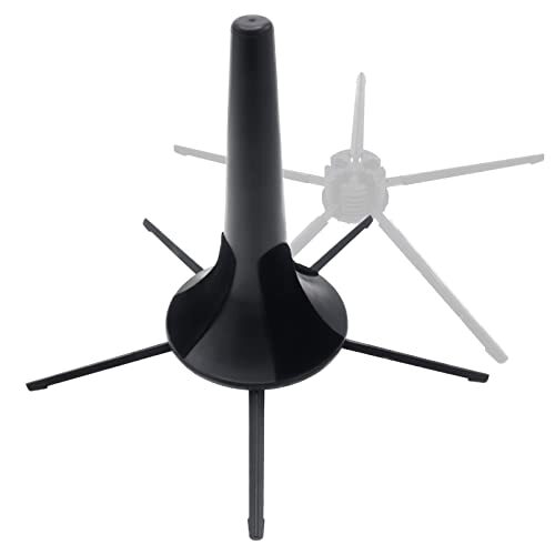 Portable 5-Leg Trumpet Stand Holder, Fordable Black Metal Leg Base ...