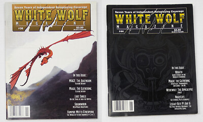 Lot of 2 White Wolf Magazines (Roleplaying Games) 38, 44 | eBay