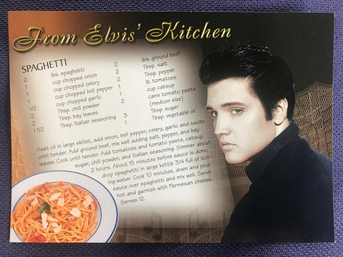 Elvis Meatloaf Recipe