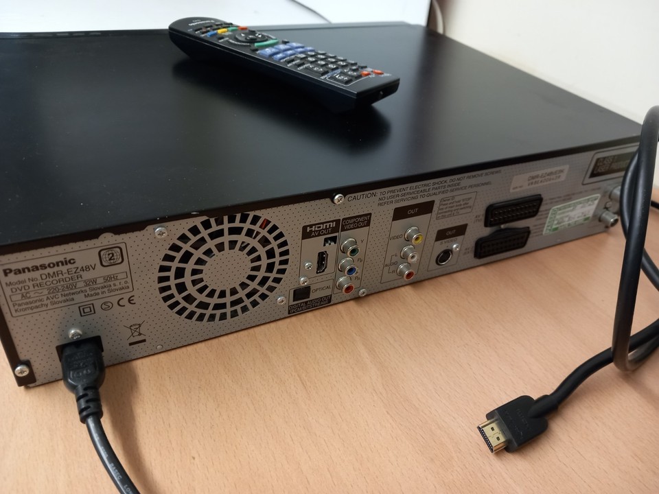 Panasonic DMR-EZ48V DVD/VCR Recorder PVR HDMI VHS Combi Used Good ...