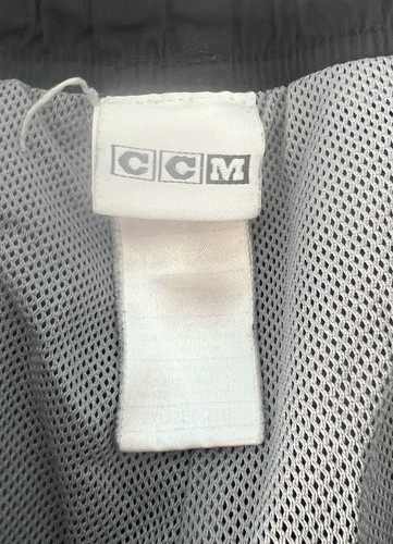 Men’s Size 3XL Black CCM Hockey Pants Mesh Track Woven Baggy Training ...