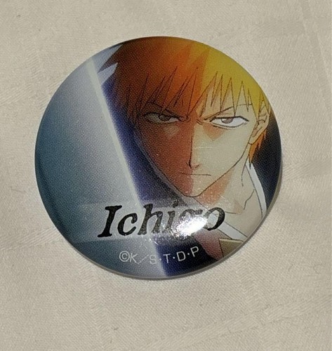Bleach Ichigo Kurosaki Initial Pinback Button Anime Badge | eBay