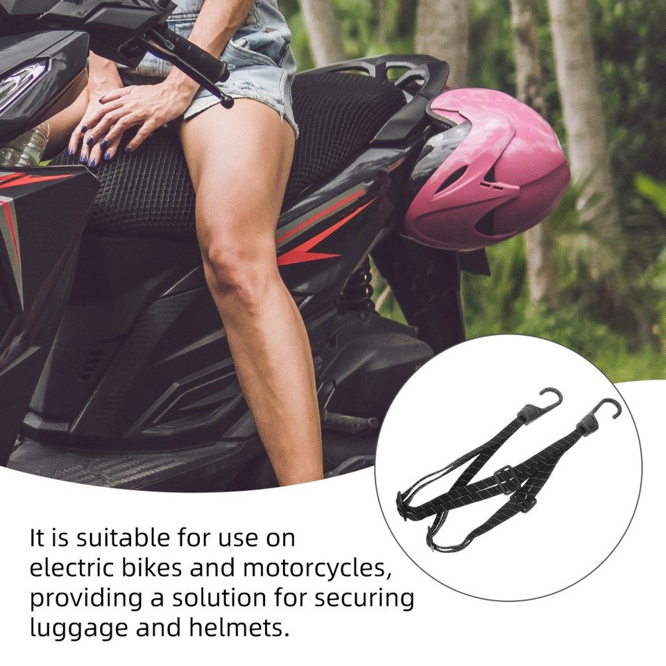Rope Bungee Tie down for Motorcycle Elastic Luggage Strap | eBay