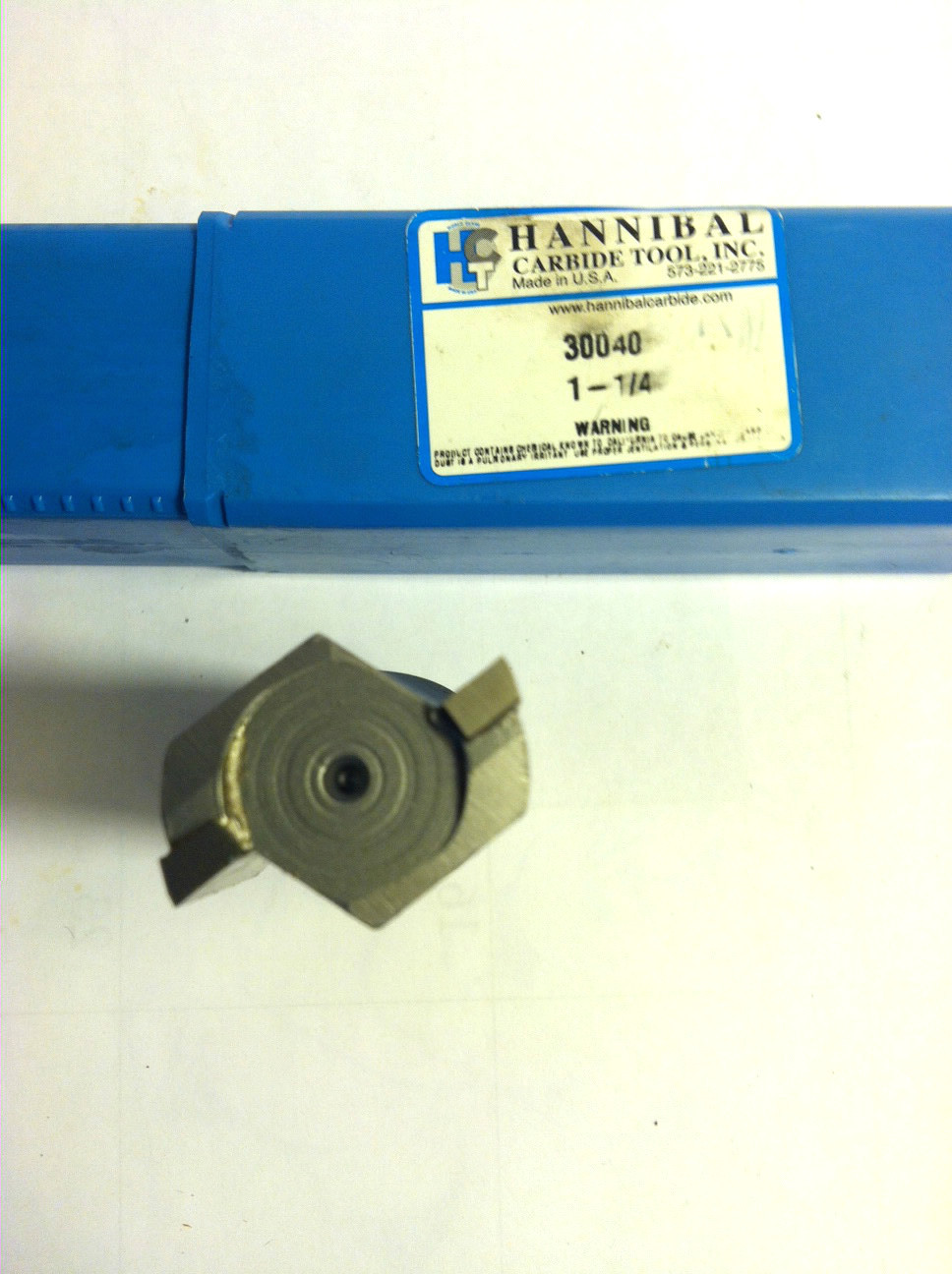 HANNIBAL TOOL, HSS/CARBIDE TIPPED, 1 1/4" DIA END MILL 2FL 1 1/4" LOF ...