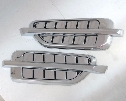 UNIVERSAL ESCALADE FENDER SIDE AIR VENTS CHROME TAHOE CHEVY GMC ...